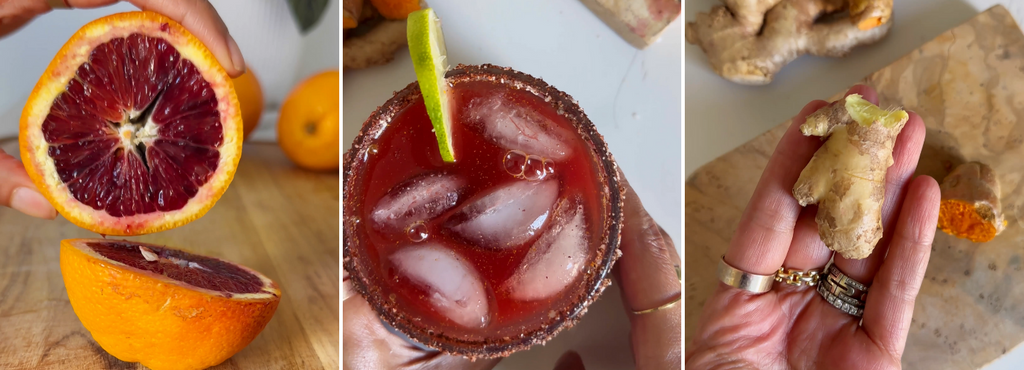 Kanchan Koya’s Turmeric Ginger Blood Orange Mocktail | MegaFood