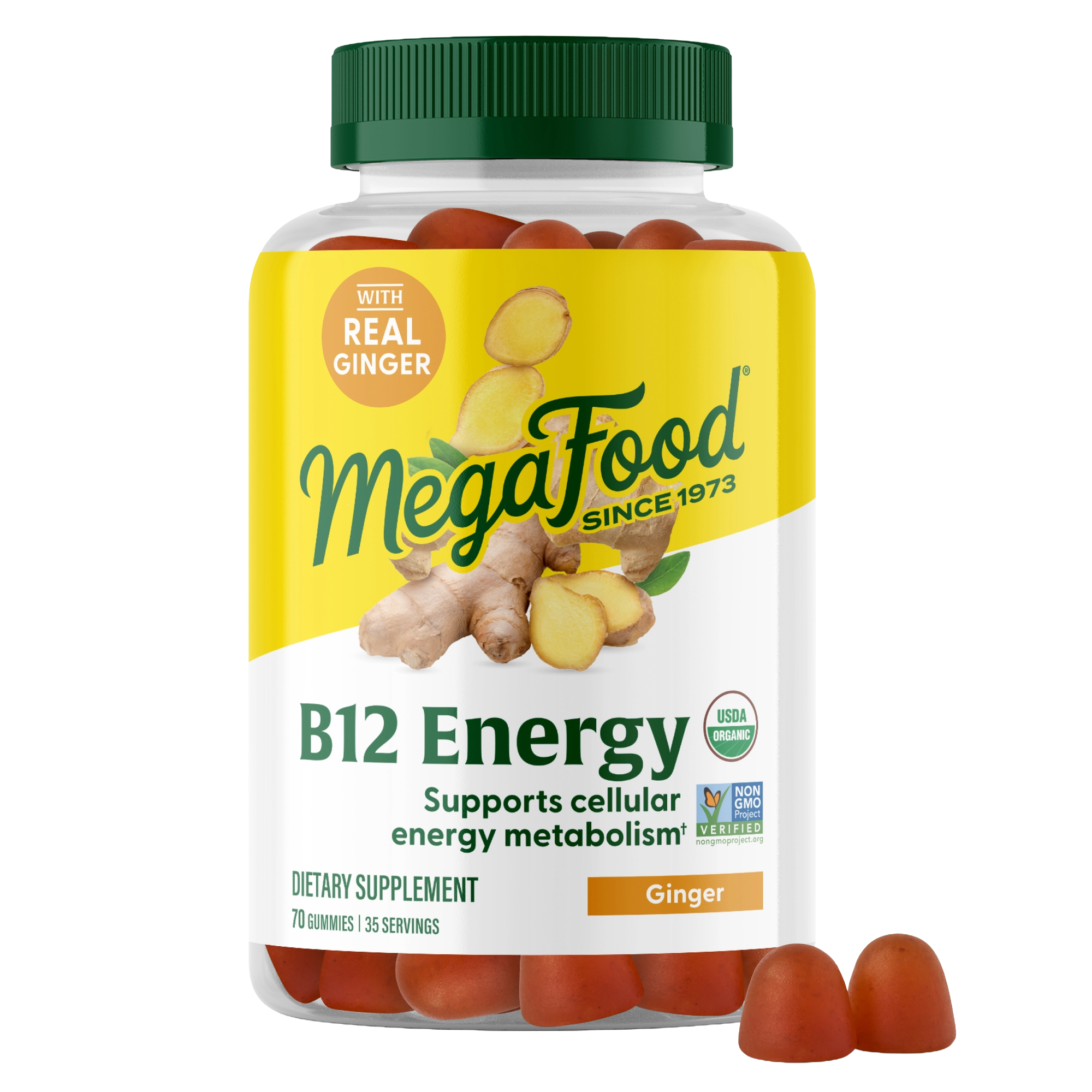 Gummy B12 for Energy - Ginger | Immune Health | MegaFood