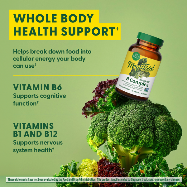 Balanced B Complex | Promotes Healthy Energy Levels | MegaFood