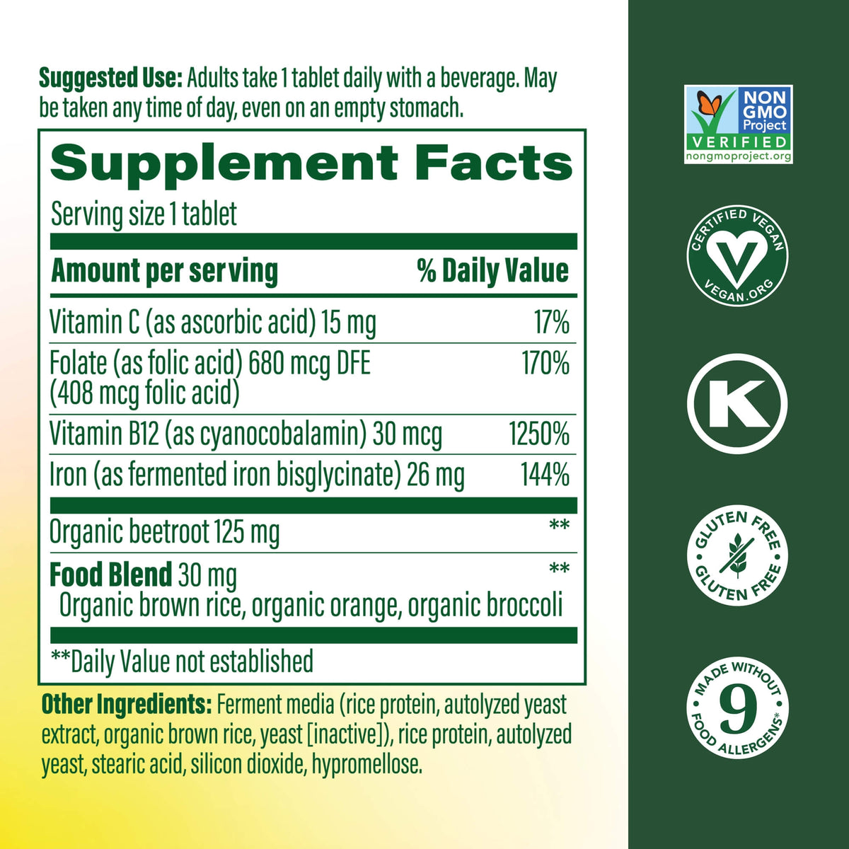 Blood Builder® | Vegan Iron Supplement | MegaFood