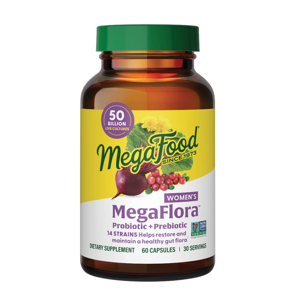 MegaFlora® Women's Probiotic + Prebiotic | 14 Strains - 50 Billion Live ...
