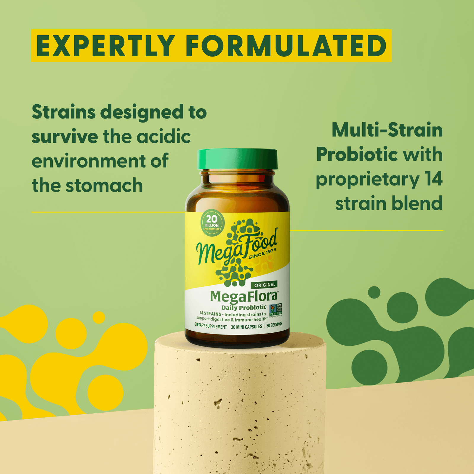 MegaFlora® Probiotic | Probiotics for Gut Health | MegaFood