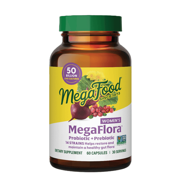 MegaFlora® Women's Probiotic + Prebiotic | 14 Strains - 50 Billion Live ...